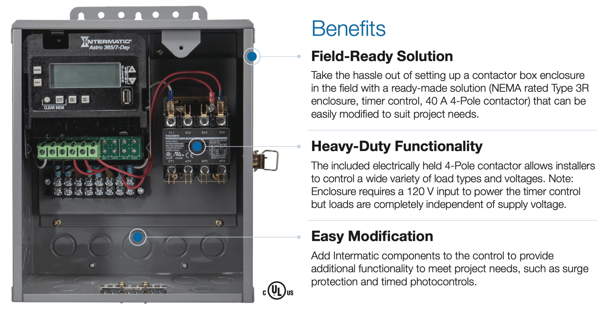 Intermatic Designs Expanded 4-Pole Lighting Contractor Box to Simplify ...