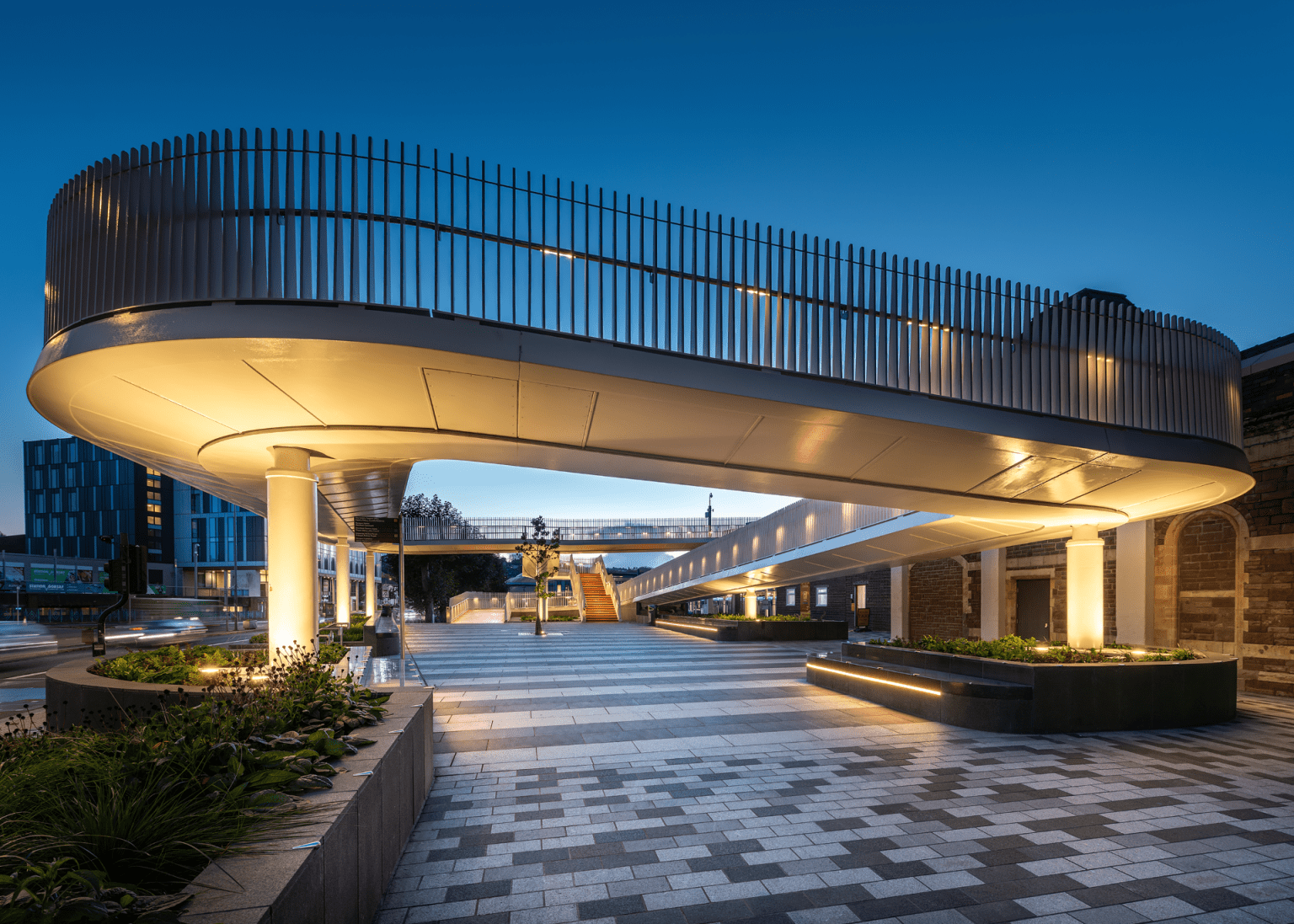 DW Windsor Illuminates Newport’s Vital Pedestrian and Cycle Bridge - US ...