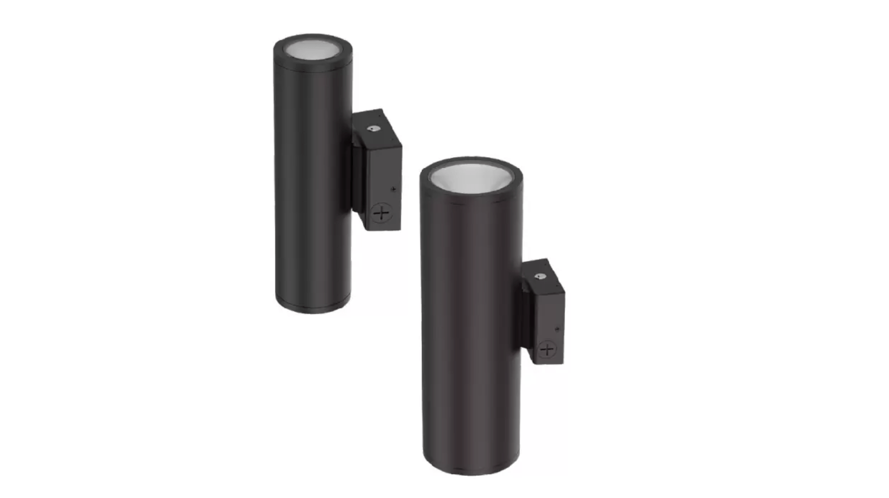 LED Wall Mount Cylinders from Lithonia Lighting Light Up, Down or Both ...