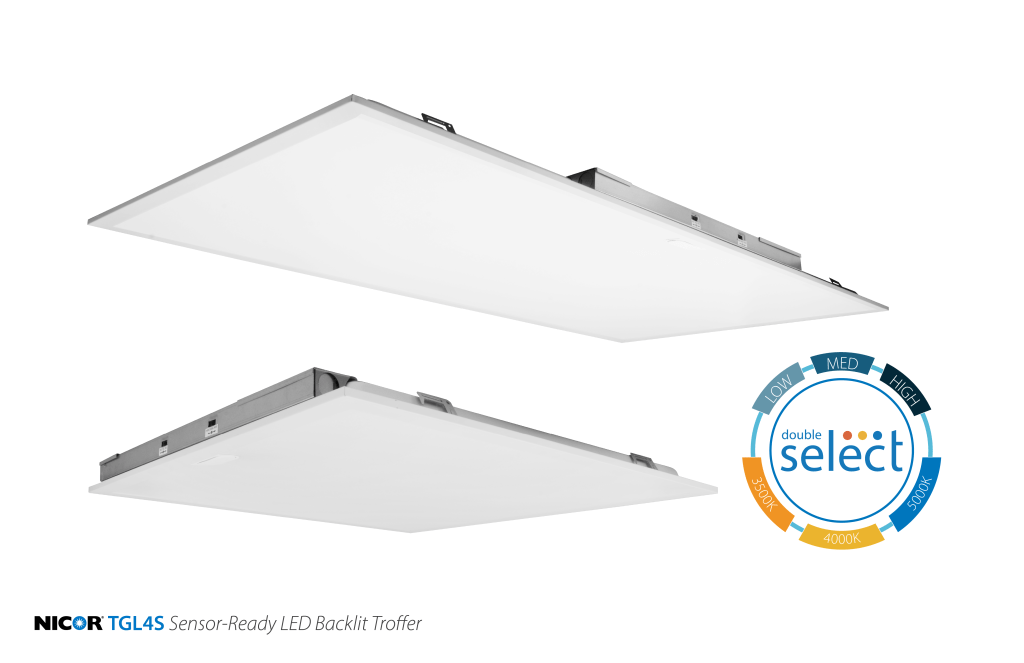Sensor-Ready LED Backlit Troffer from NICOR Lighting Simplifies ...